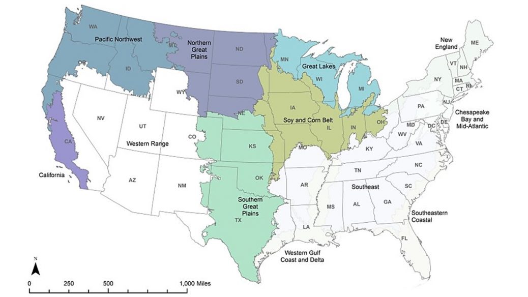 pilot regions map – ESMC